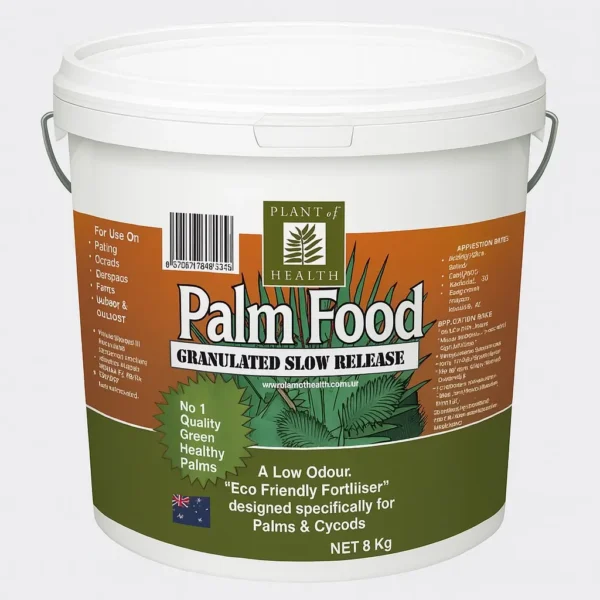 PLANT of HEALTH PALM FOOD 8kg | Slow Release Palm Fertiliser